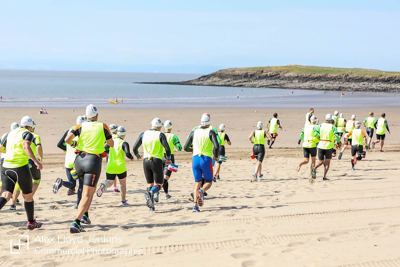 Swim/run around Barry Island, Wales. – Swim, Sweat and Gears